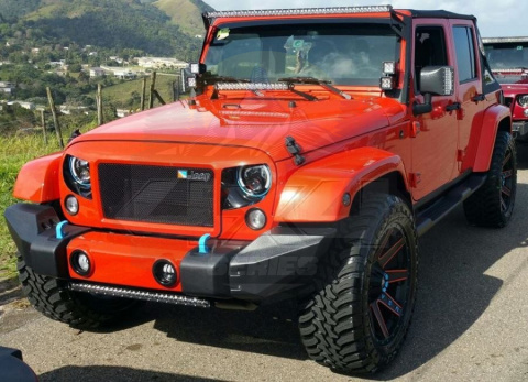 4X4 SERIES > Mocowania lampy LED 50" Jeep Wrangler JK - TXJ 001